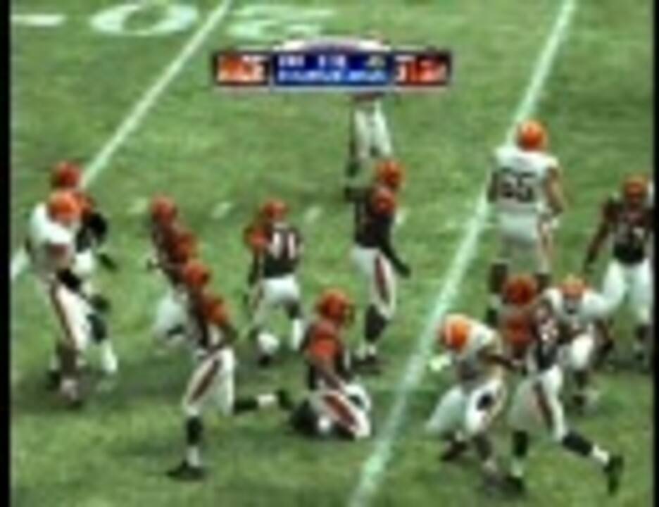 MaddenNFL09 オンライン対戦 CIN vs CLE part 2 - ニコニコ動画