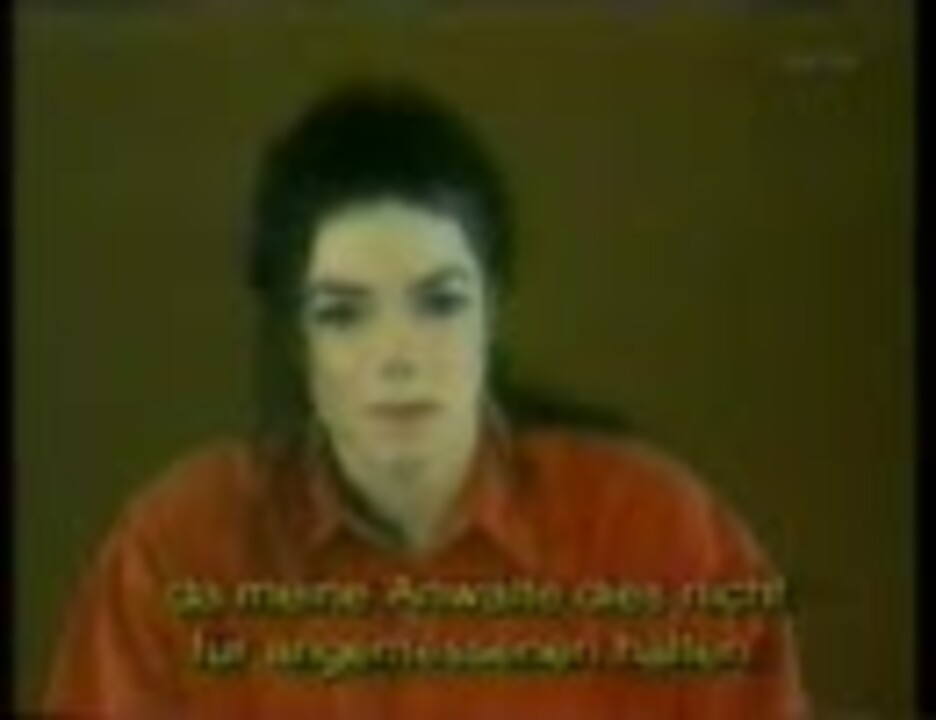 Michael Jackson statement on December 22 1993 - ニコニコ動画