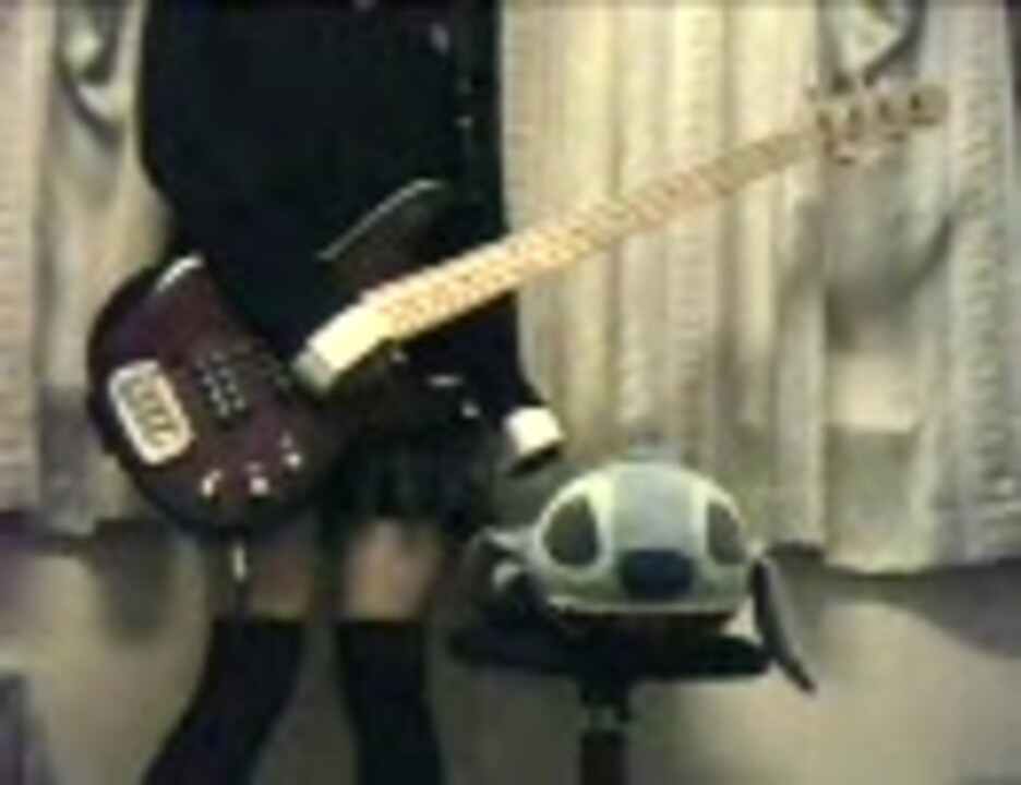 ナツユメナギサのop KOTOKOさんのbumpy-Jumpy!をベースで弾いてみた - ニコニコ動画